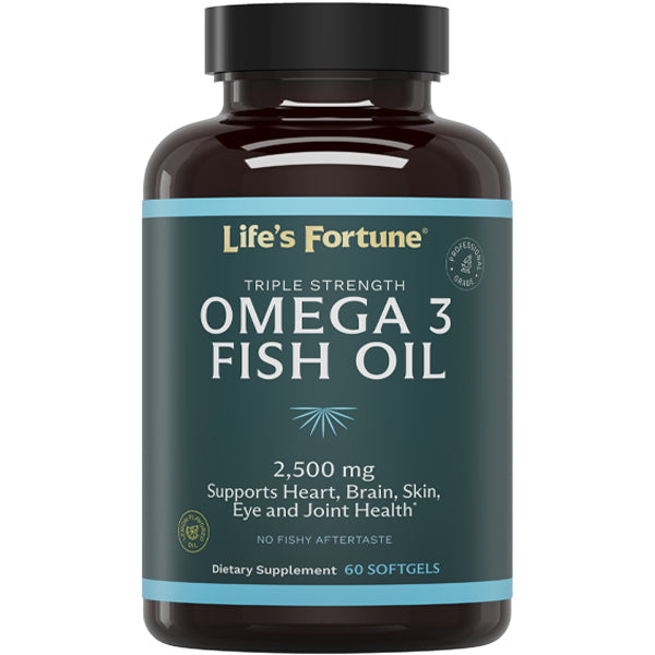 Life's Fortune Ultra Pure Meg-3 Omega-3 Fish Oil - Supplement Giant